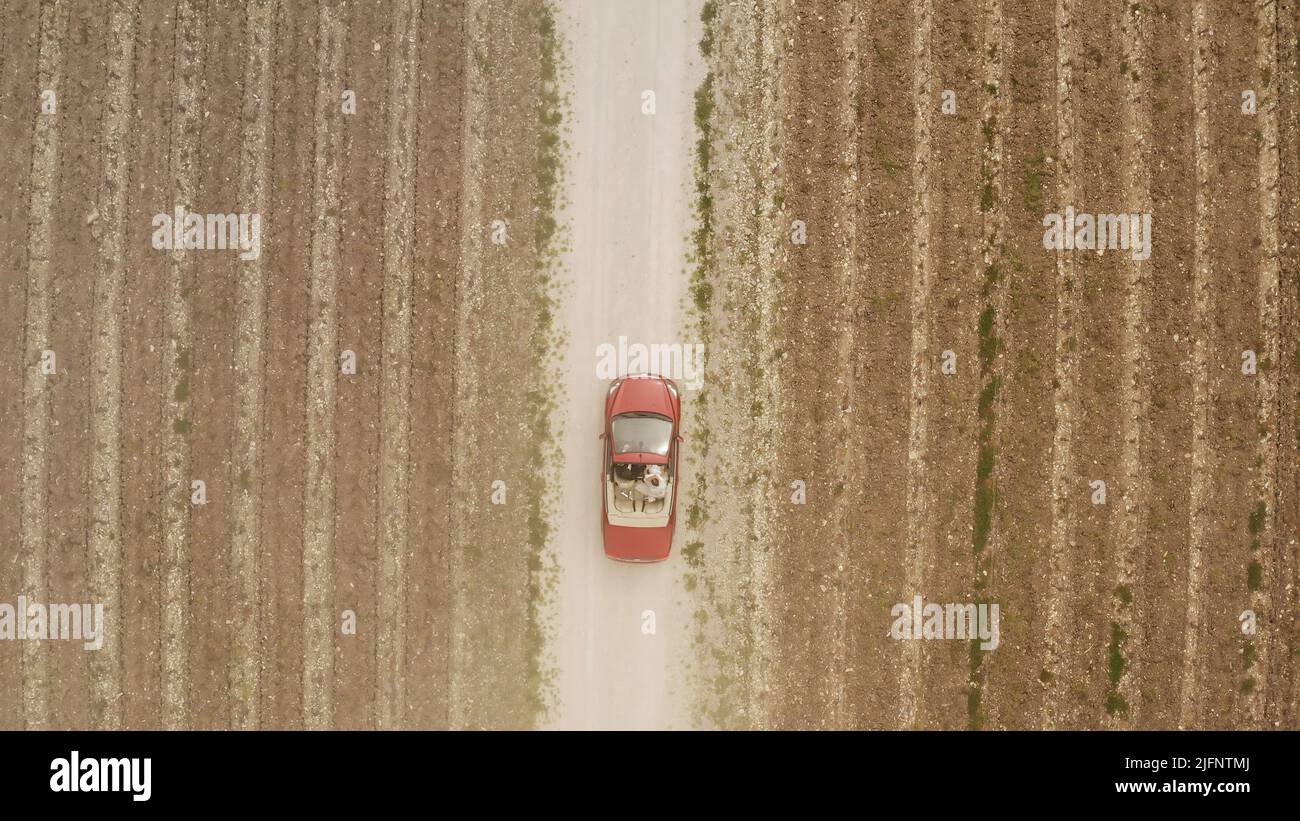 Desert africa aerial highway city hi-res stock photography and images ...