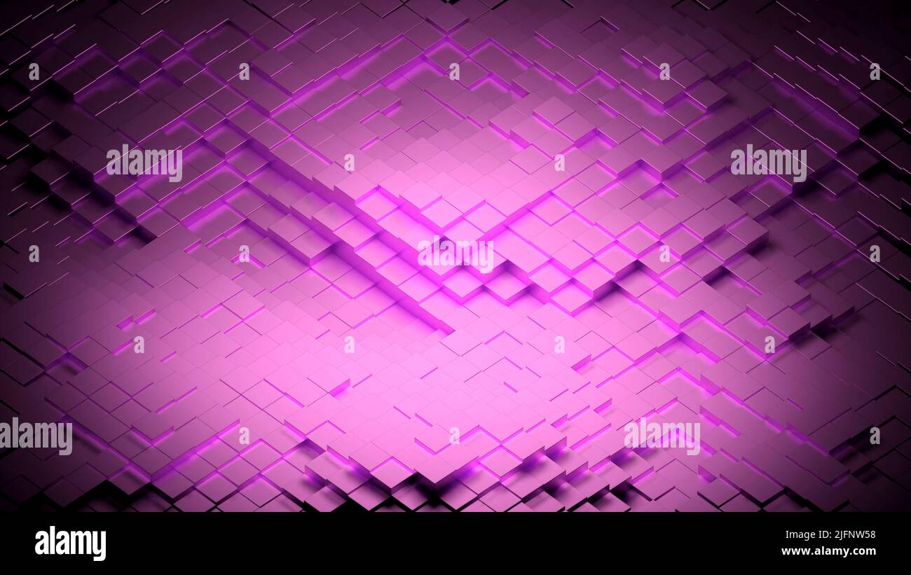 Surface of rotating squares. Design. Rotating 3d surface with squares ...