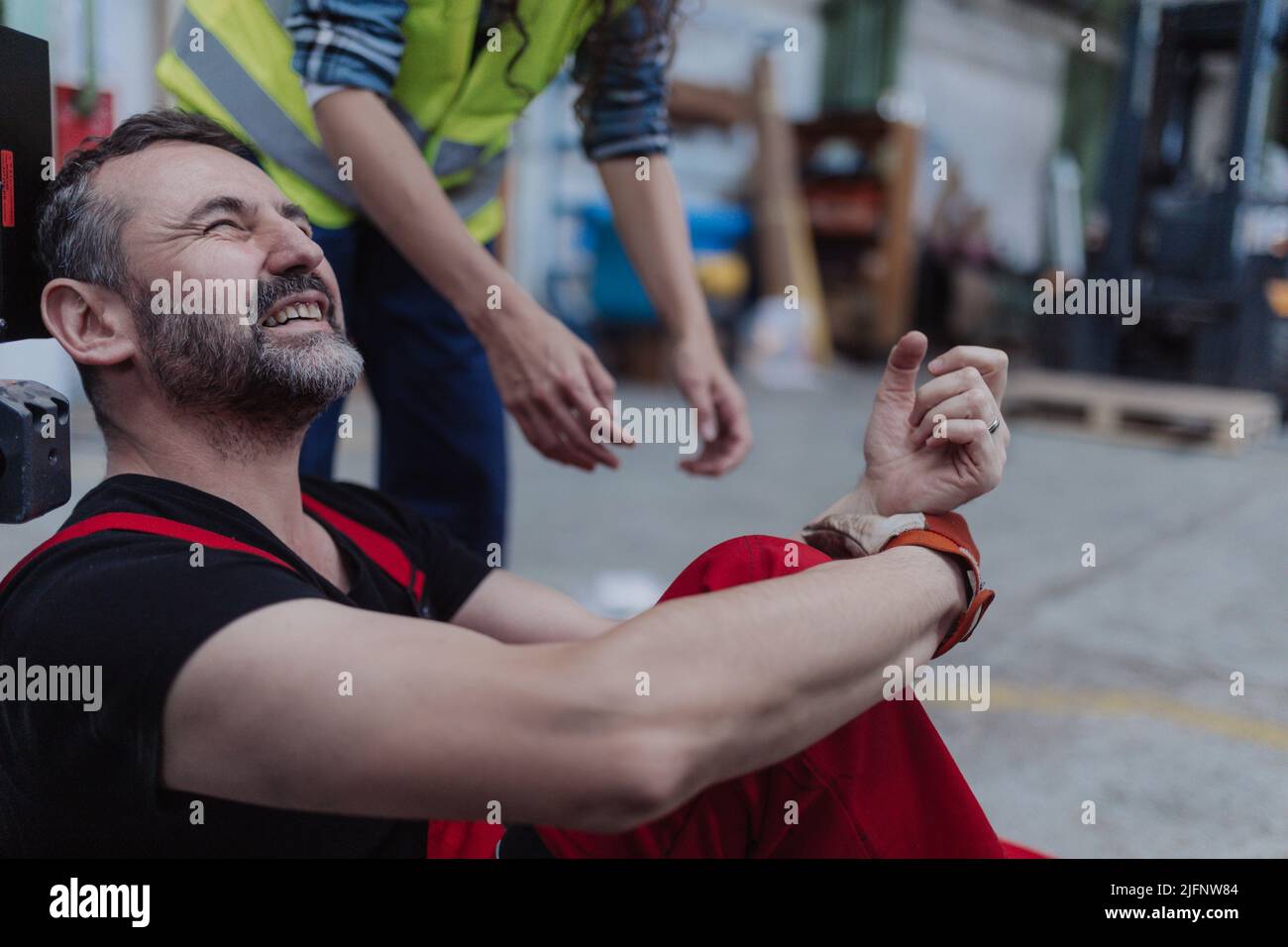 Workplace safety accident hi-res stock photography and images - Alamy