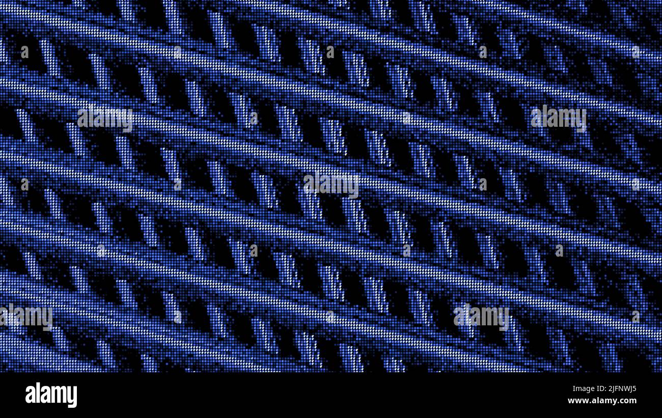 Retro image with moving 3d lines. Motion. 3D lines move in grid on ...