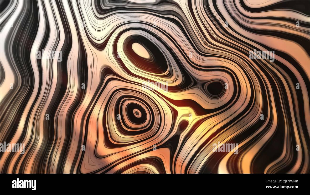 Animation with pattern of moving paint lines. Motion. Beautiful ...