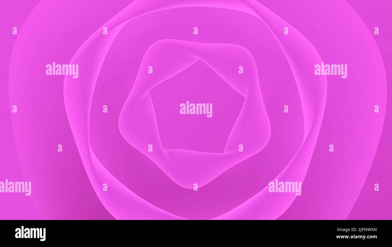 Moving ring curves. Design. Slow moving rings with soothing effect. 3d ...