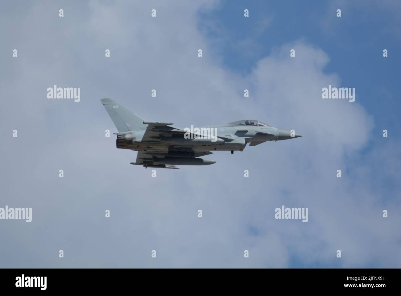 Royal Air Force (RAF) Eurofighter Typhoon aircraft performed NATO ...