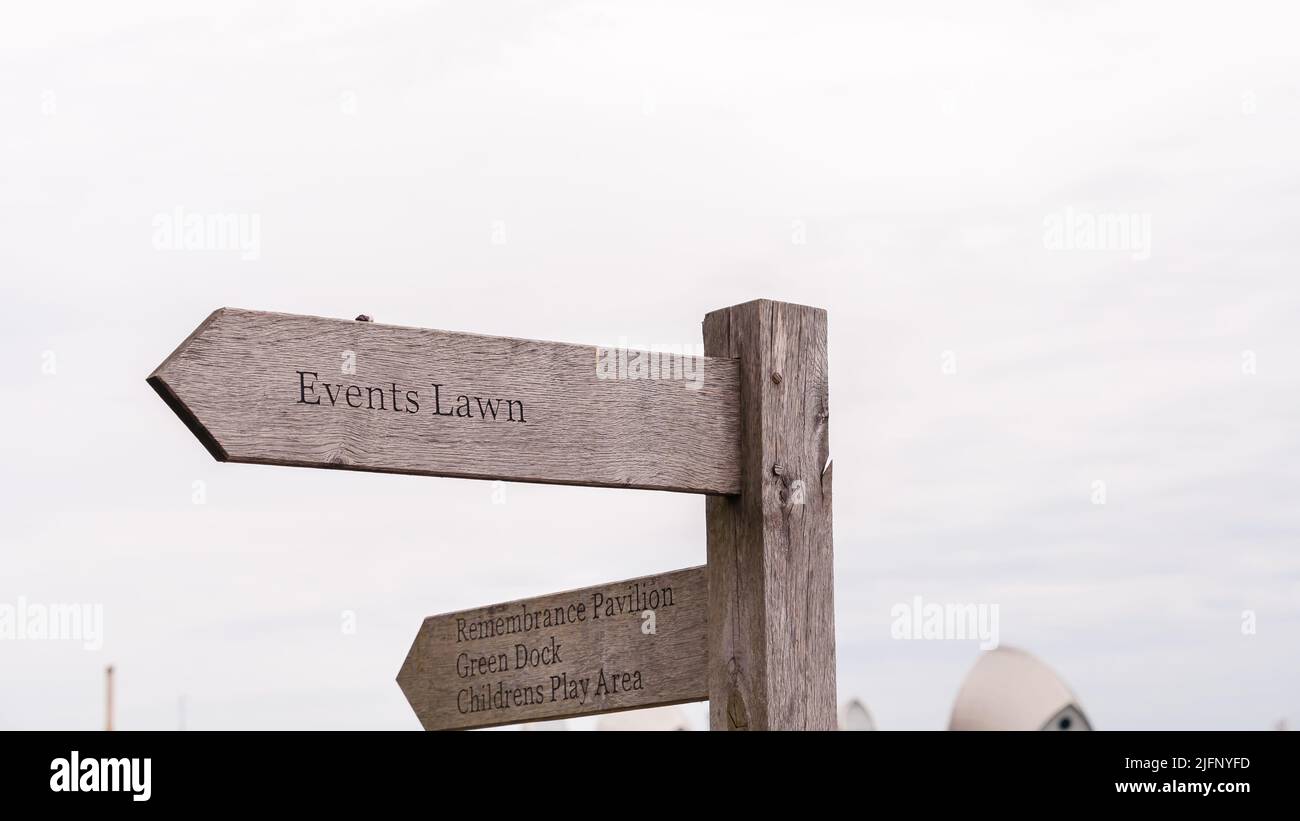 Street sign in Silvertown Stock Photo - Alamy
