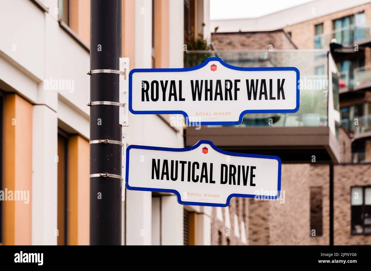 Street sign in Silvertown Stock Photo - Alamy