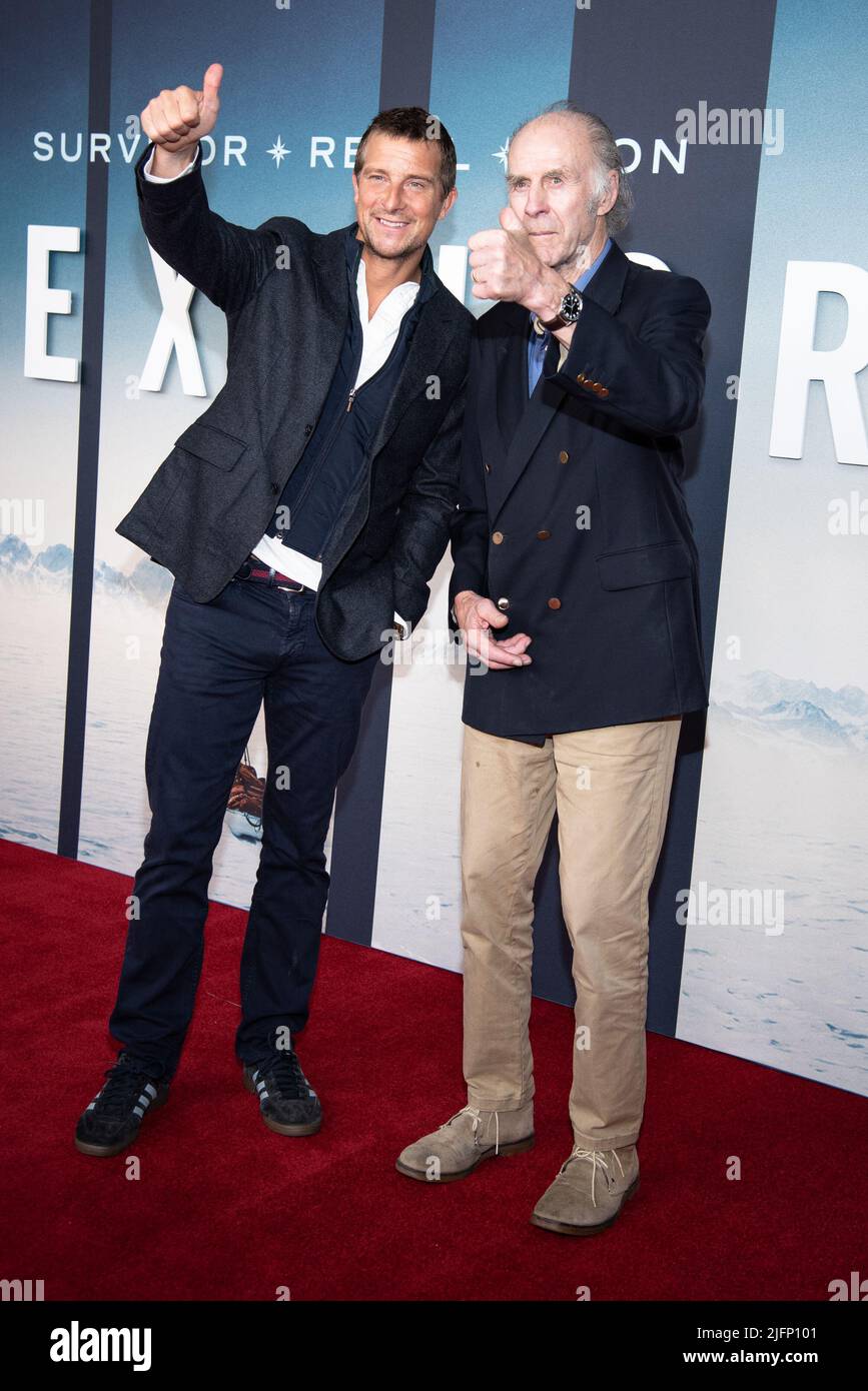 London, UK. 04th July, 2022. Bear Grylls and Sir Ranulph Fiennes attend ...