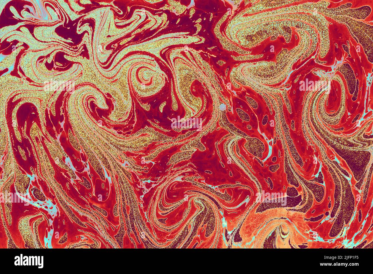 Abstract creative marbling pattern for fabric. Ebru marble effect ...