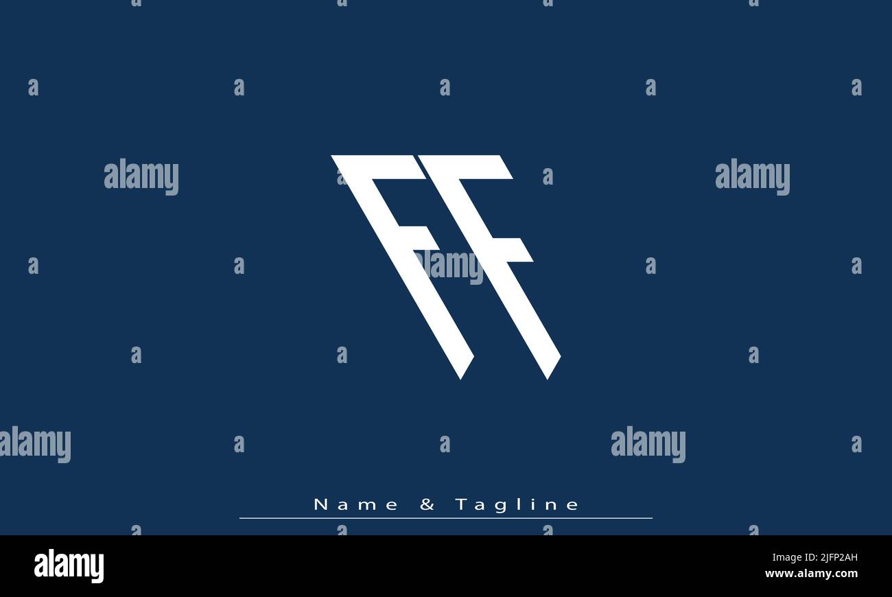 Alphabet letters Initials Monogram logo FF Stock Vector Image & Art - Alamy