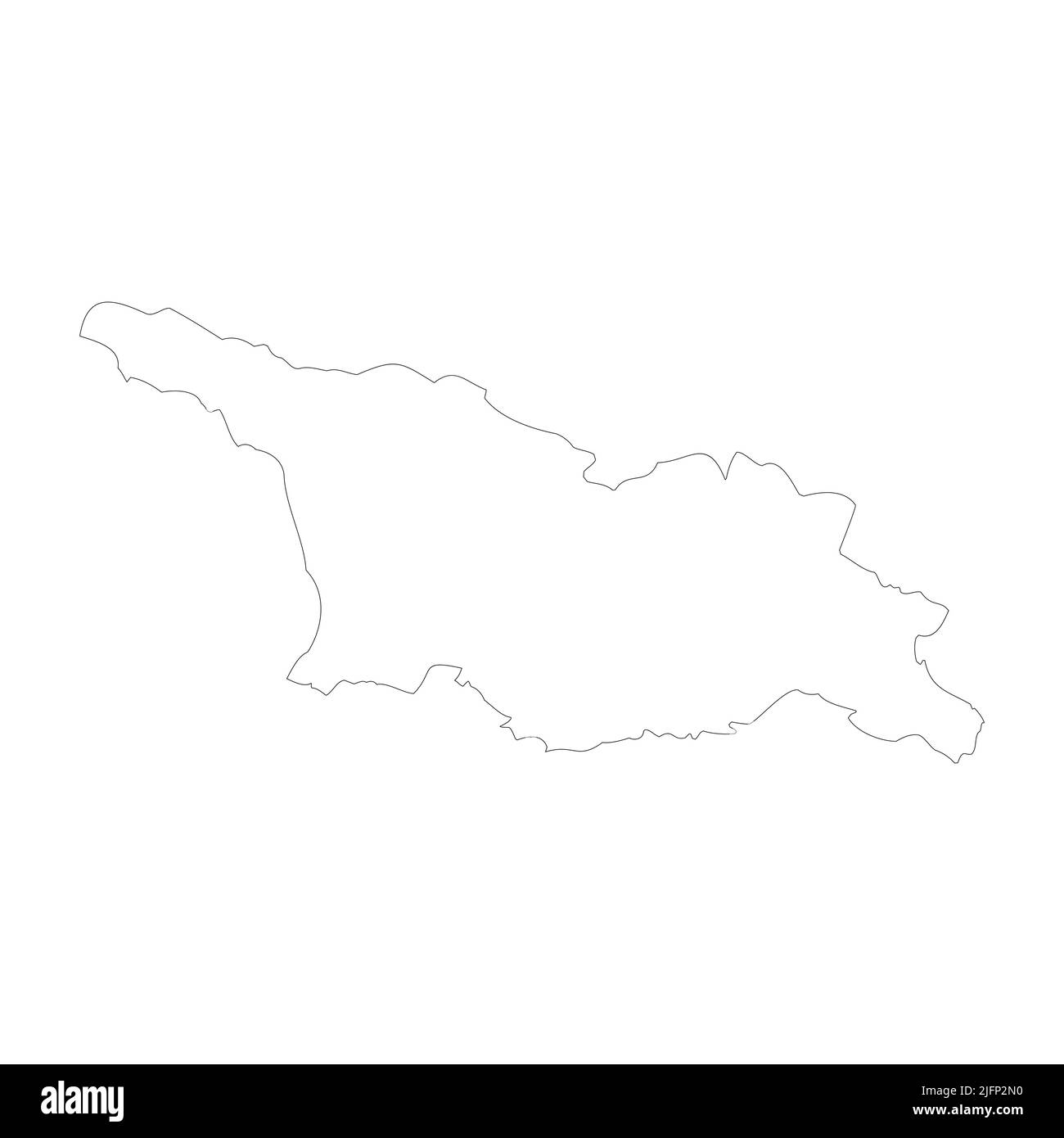 Political map of georgia Black and White Stock Photos & Images - Alamy