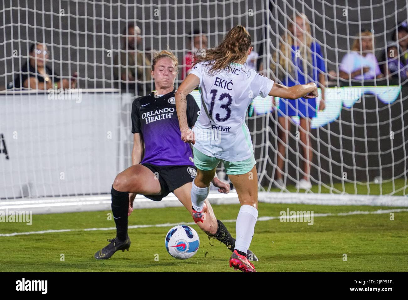 Orlando, Florida, USA, April 16, 2022, Racing Louisville FC forward ...