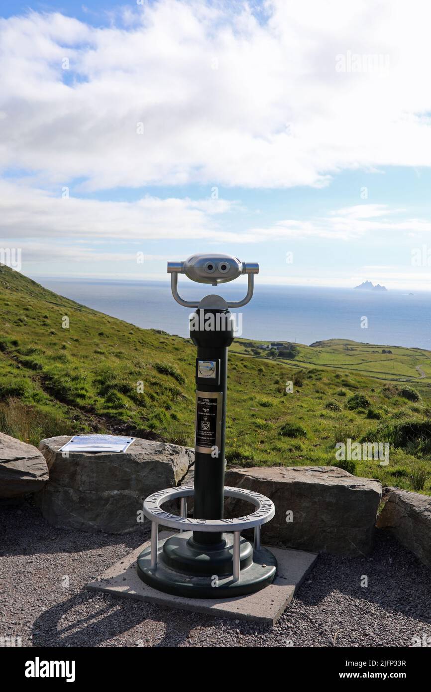 Viewpoint on the Ring of Kerry scenic drive in Ireland Stock Photo - Alamy