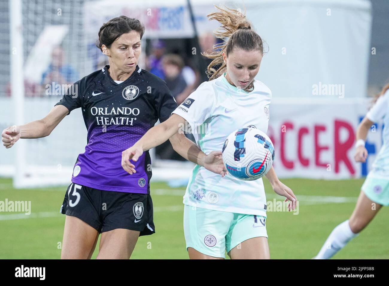 Orlando, Florida, USA, April 16, 2022, Racing Louisville FC forward ...