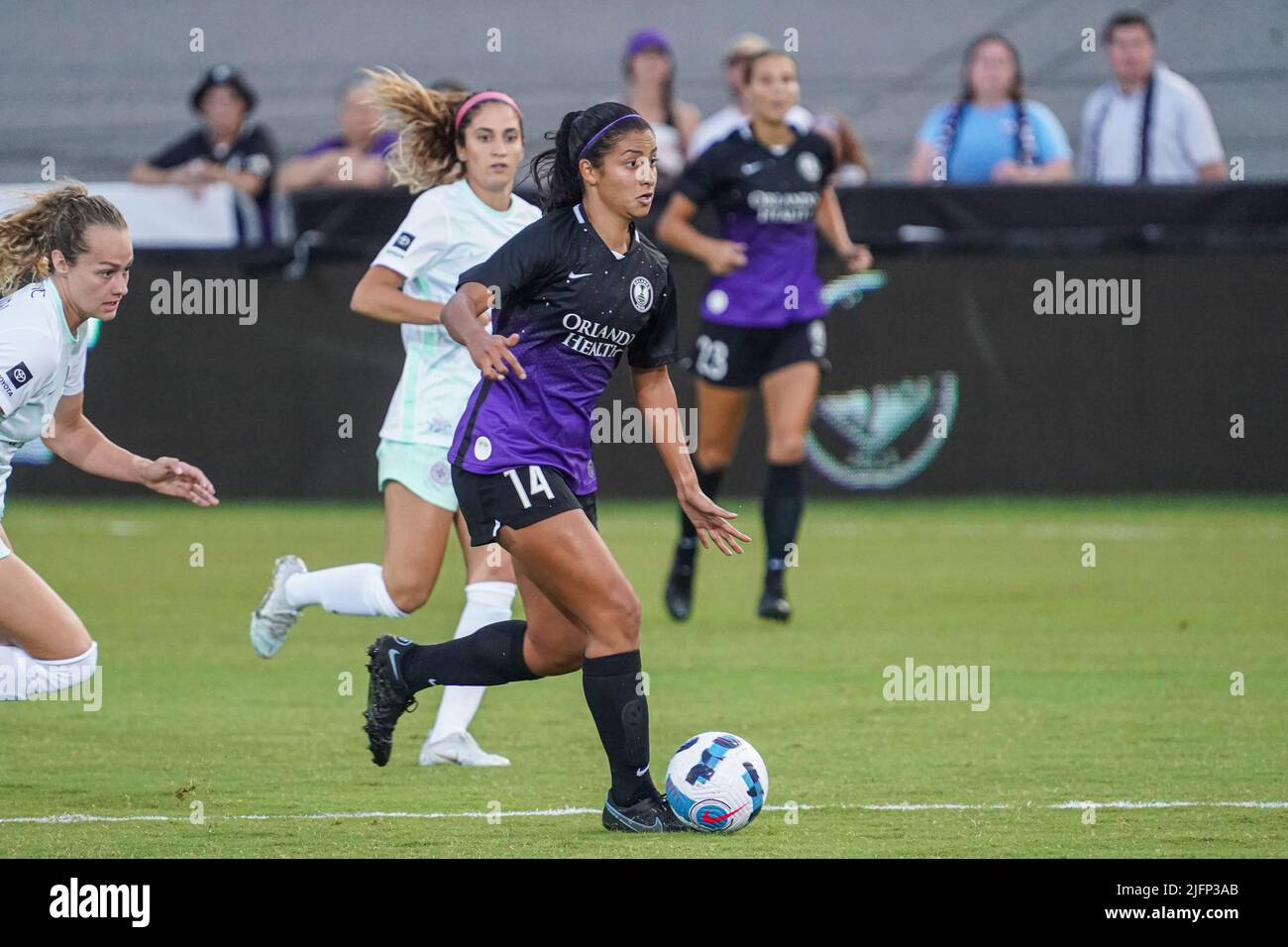 Orlando, Florida, USA, April 16, 2022, Orlando Pride Midfielder Viviana ...