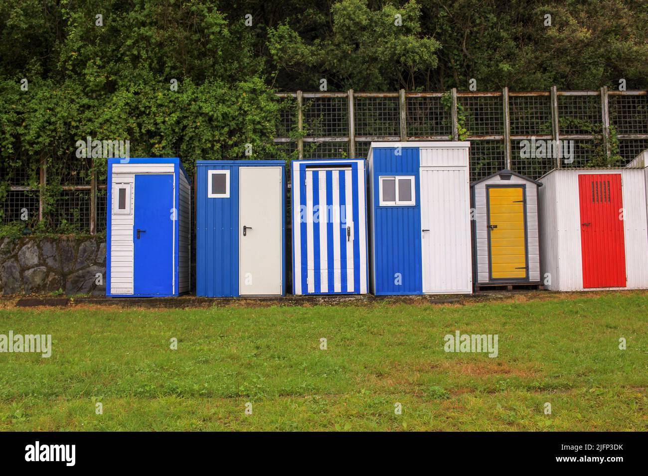 the different designs of these huts Stock Photo - Alamy