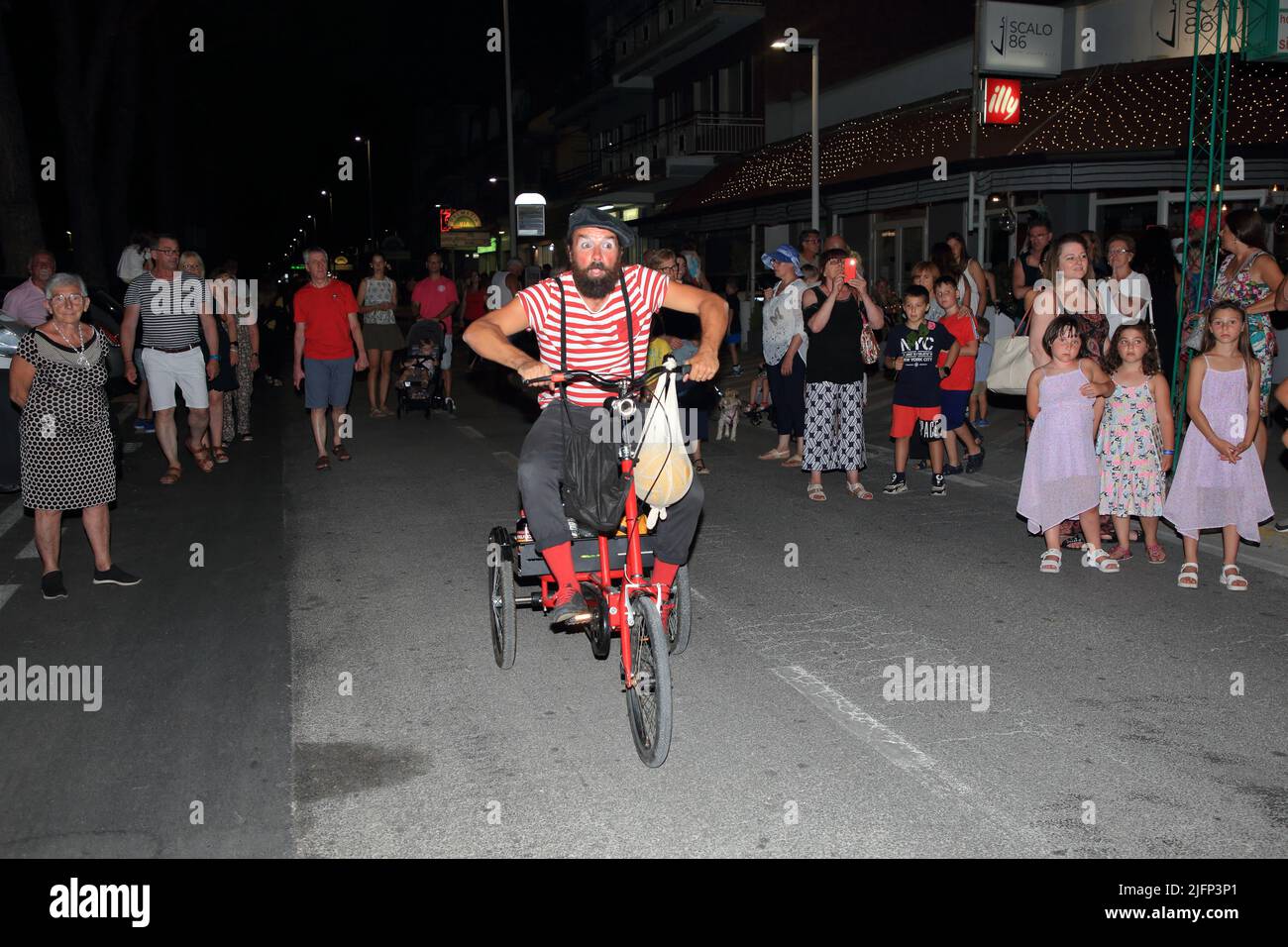 Bellaria Igea Marina, Rimini, Italy - July 02, 2022 :Seen playful ...