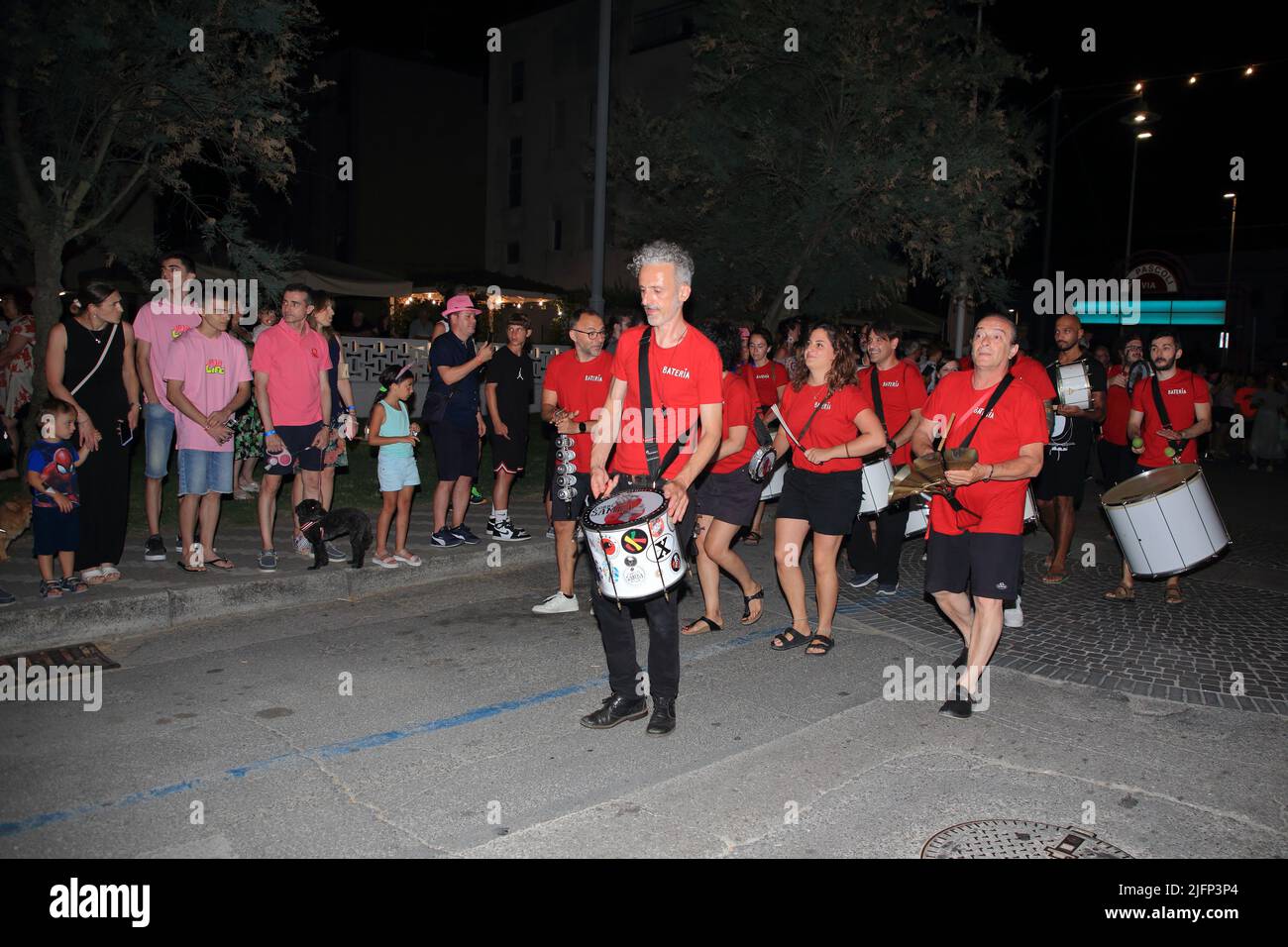 Bellaria Igea Marina, Rimini, Italy - July 02, 2022 :Seen musicians ...