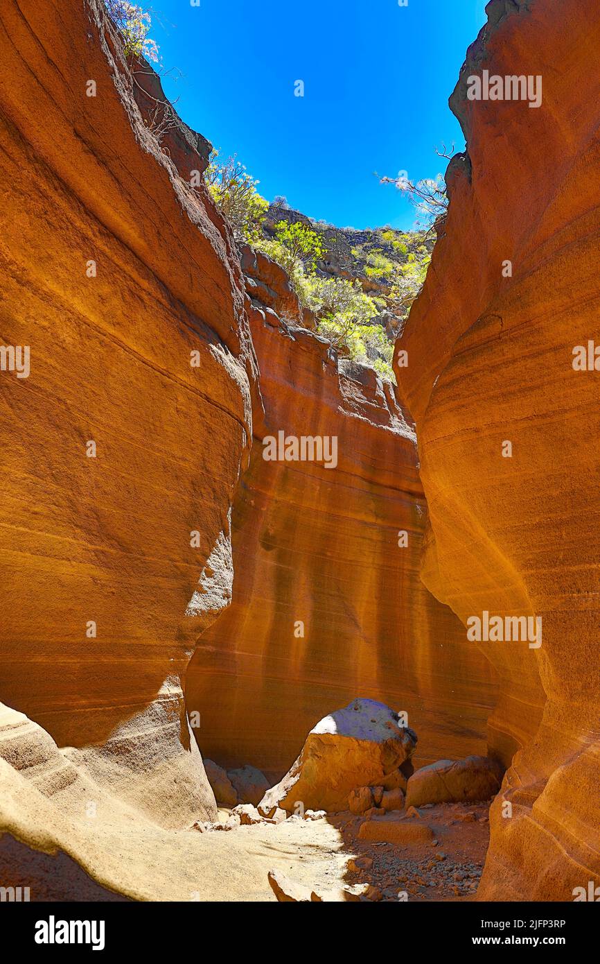 Barranco de las Vacas, Gran Canaria, Spain Stock Photo - Alamy