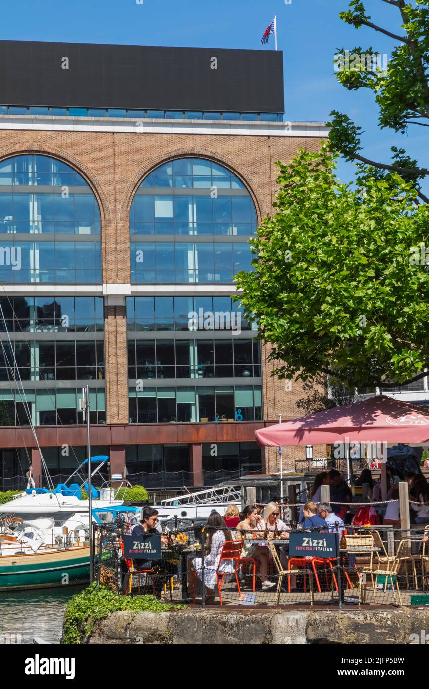 St Katharine Docks Marina, Tower Hamlets, London, England Stock Photo ...