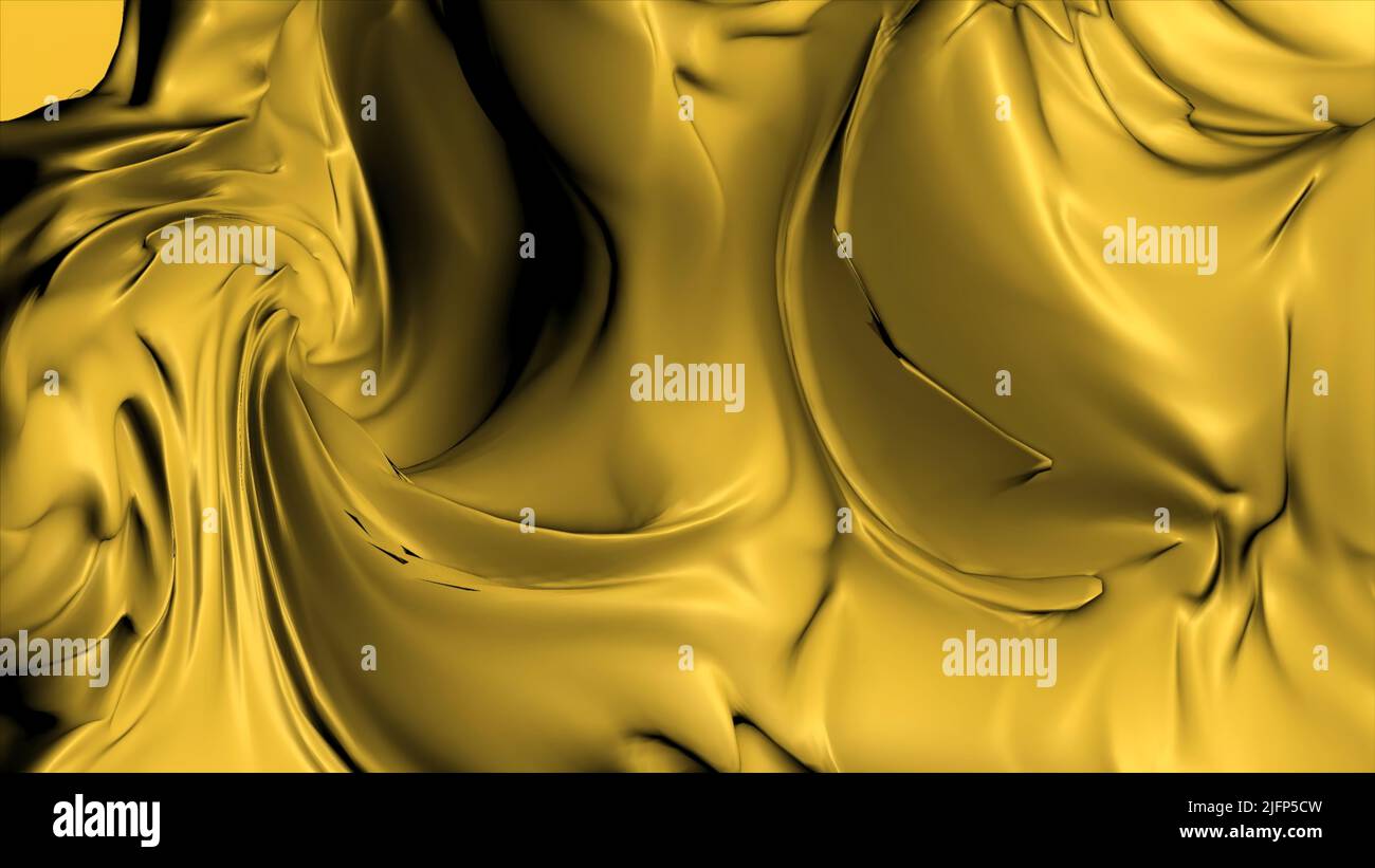 Moving 3d texture of liquid. Motion. Dense liquid randomly move in ...