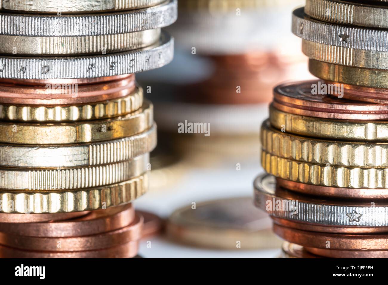 Money stacked up hi-res stock photography and images - Alamy