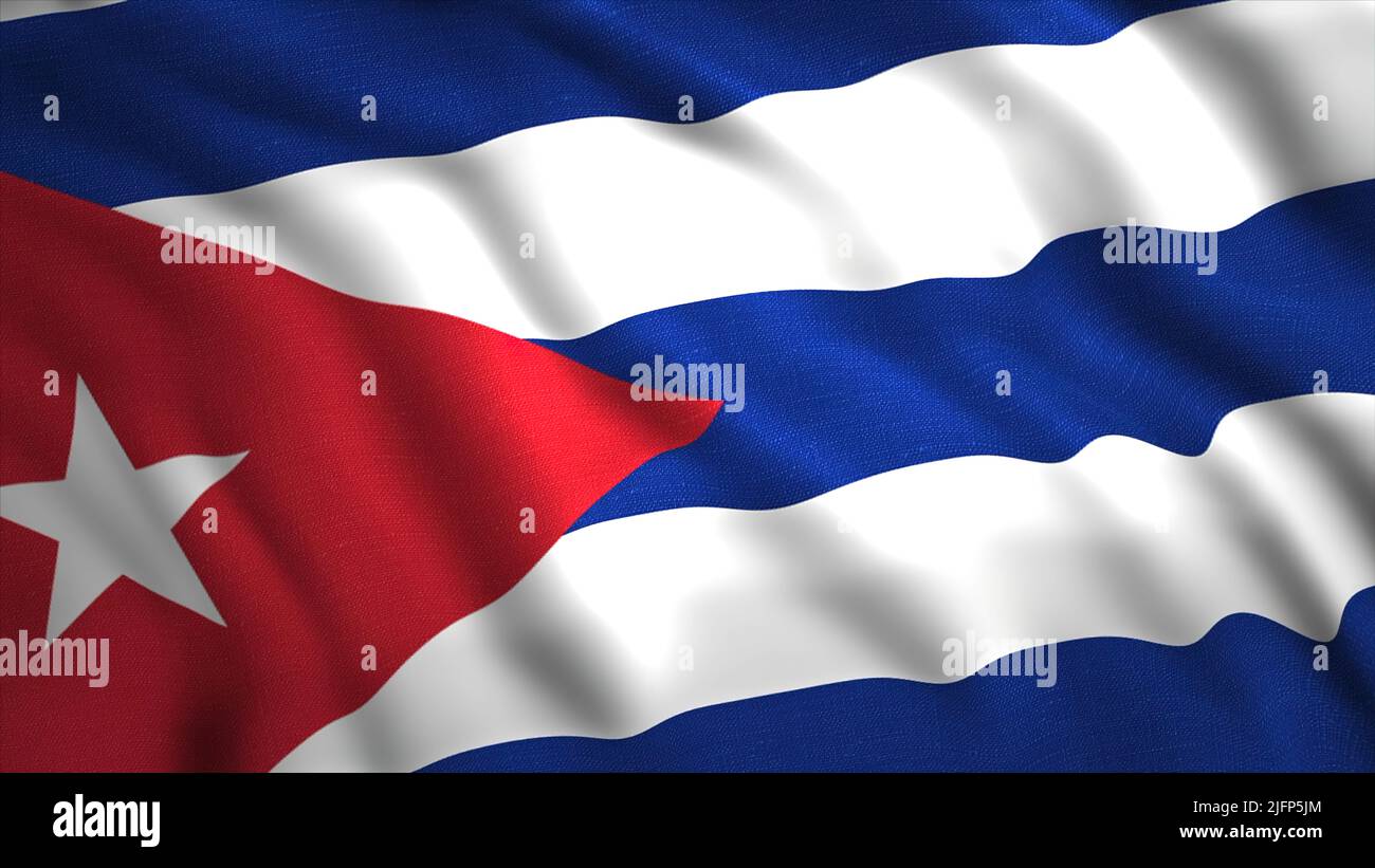 Animation with waving flag of country. Motion. Background with ...