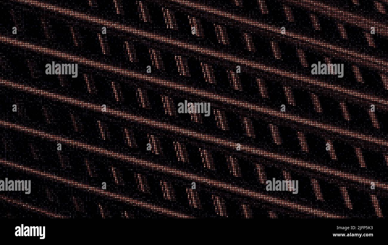 Retro image with moving 3d lines. Motion. 3D lines move in grid on ...