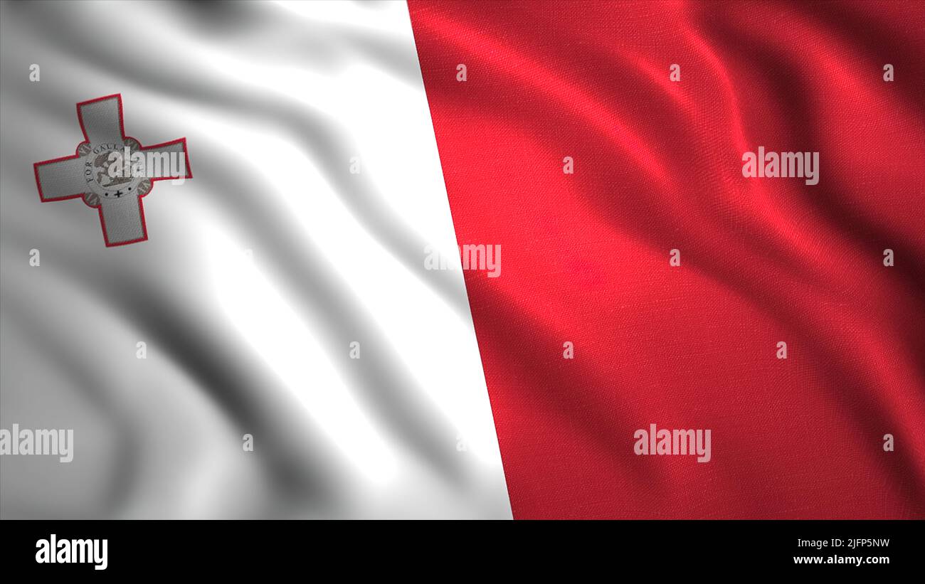 Background with waving flag of country. Motion. Beautiful 3d flag ...