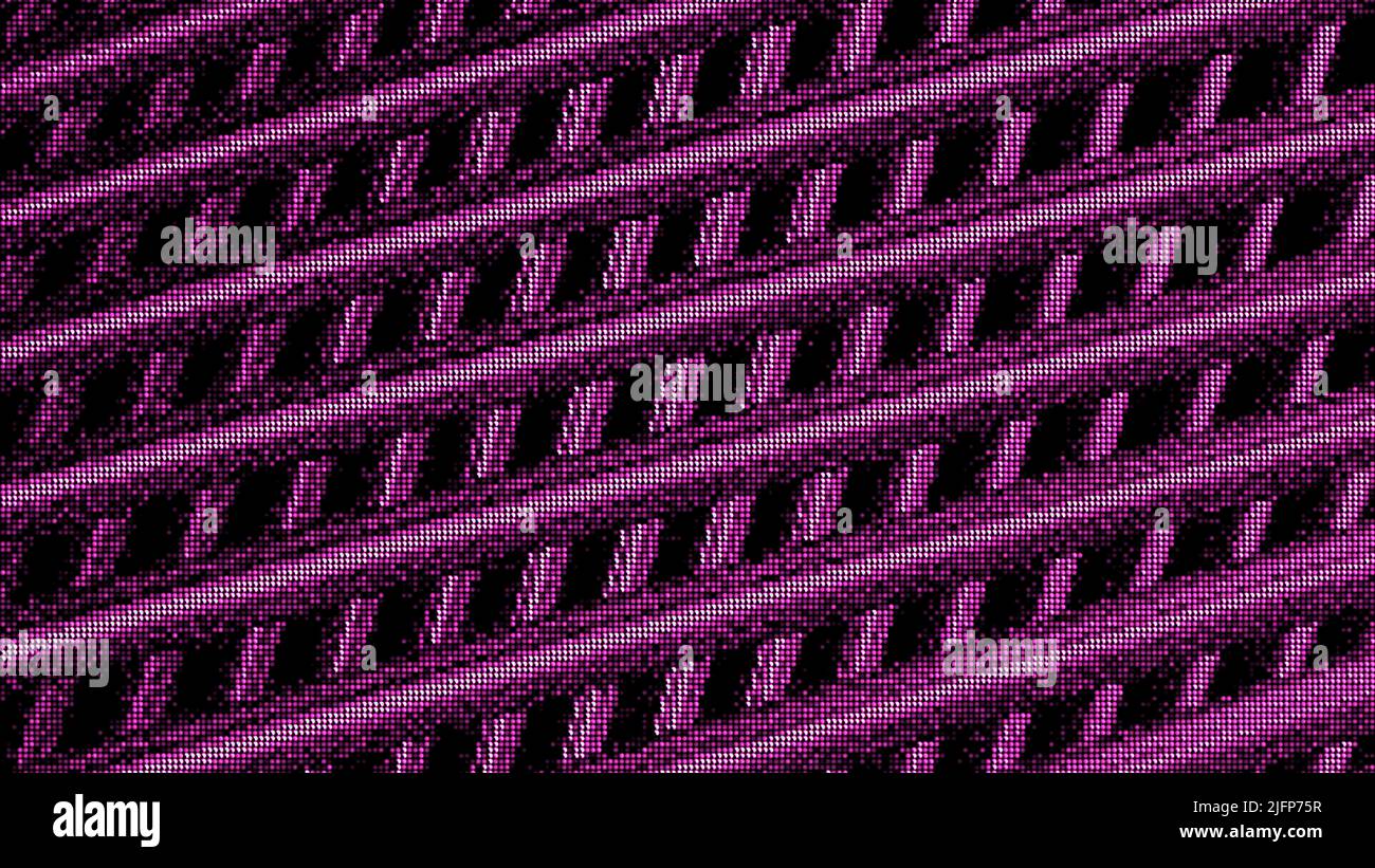 Retro image with moving 3d lines. Motion. 3D lines move in grid on ...