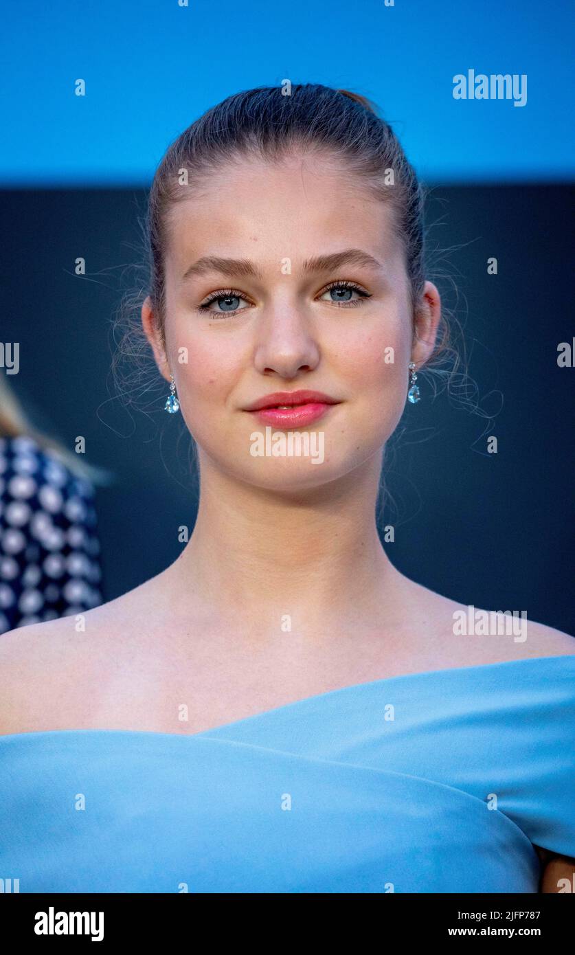 Barcelona, Spanien. 04th July, 2022. Princess Leonor of Spain at the ...