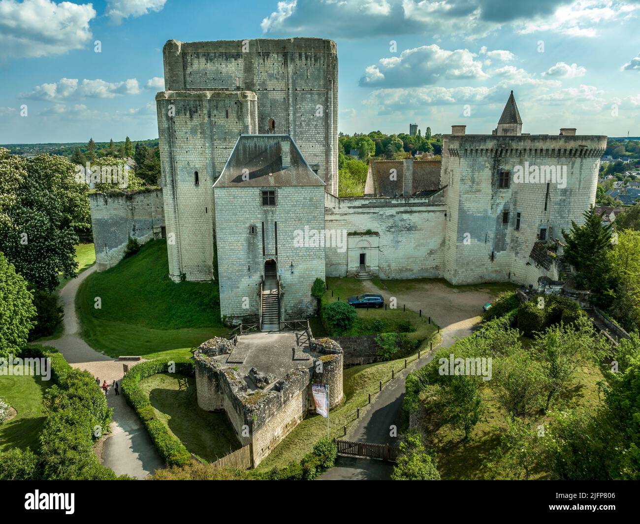 Donjon tower loches hi-res stock photography and images - Alamy