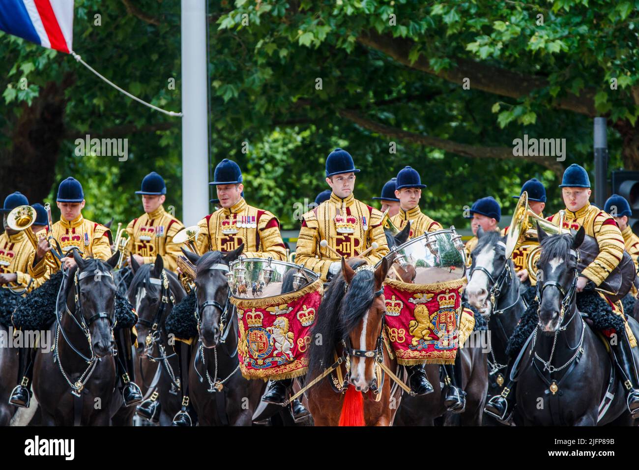 Mounted Band of the Household Cavalry at Trooping the Colour, Colonel’s ...