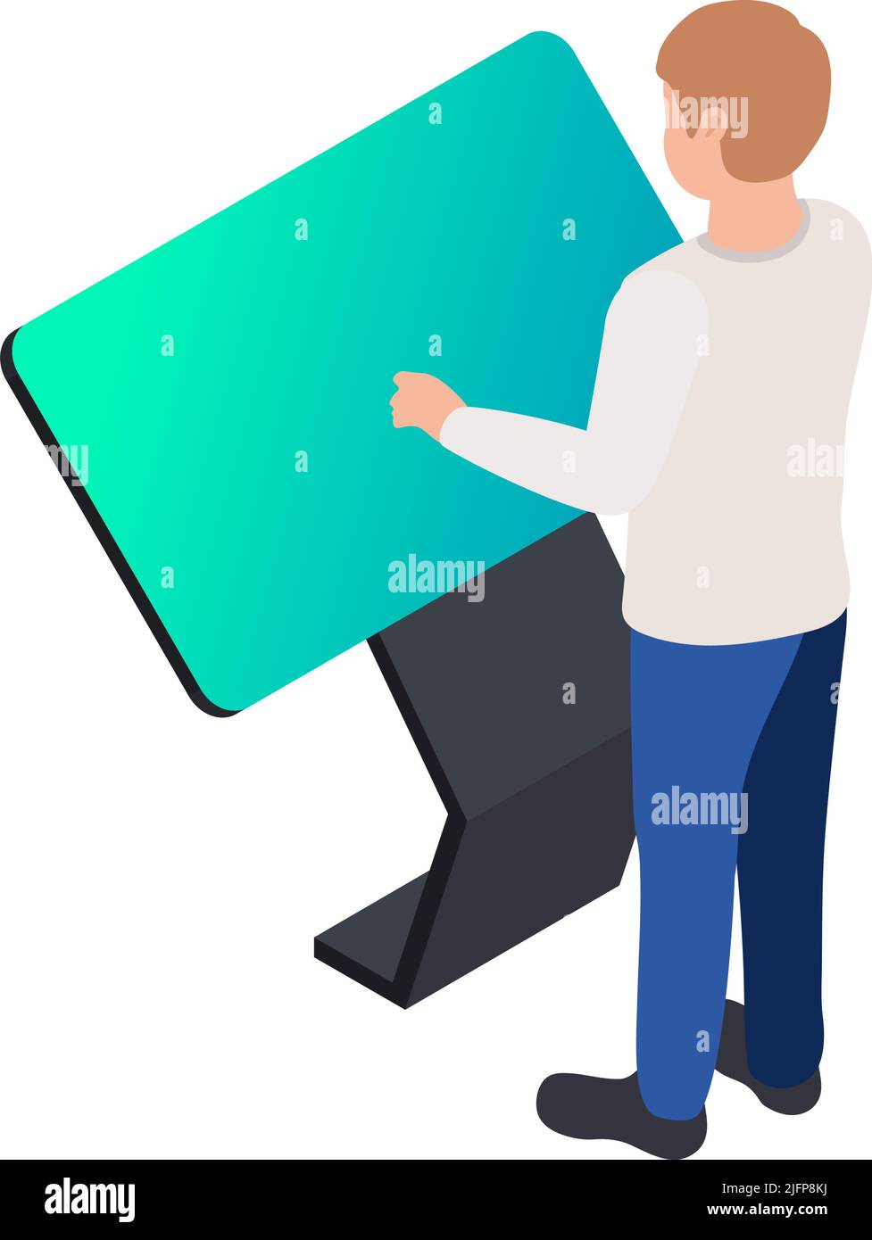 Interactive event screen Stock Vector Images - Alamy