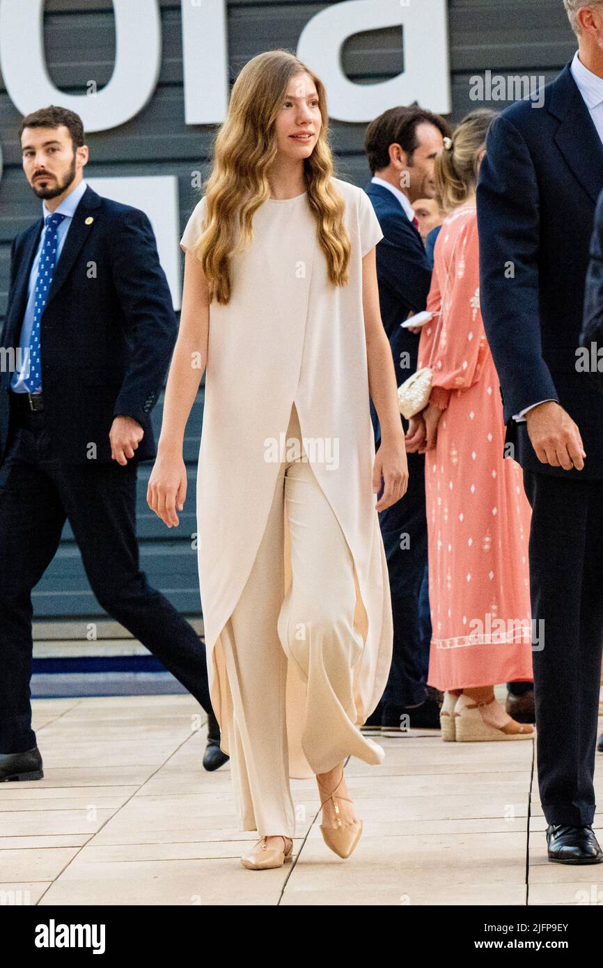 Barcelona, Spain - 4 Jul 2022, Princess Infanta Sofia of Spain ...