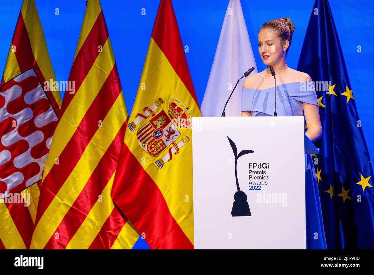 Barcelona, Spain - 4 Jul 2022, Crown Princess Leonor of Spain attending ...