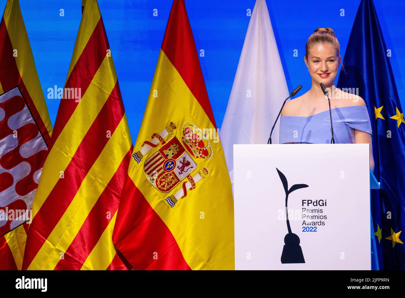 Barcelona, Spain - 4 Jul 2022, Crown Princess Leonor of Spain attending ...