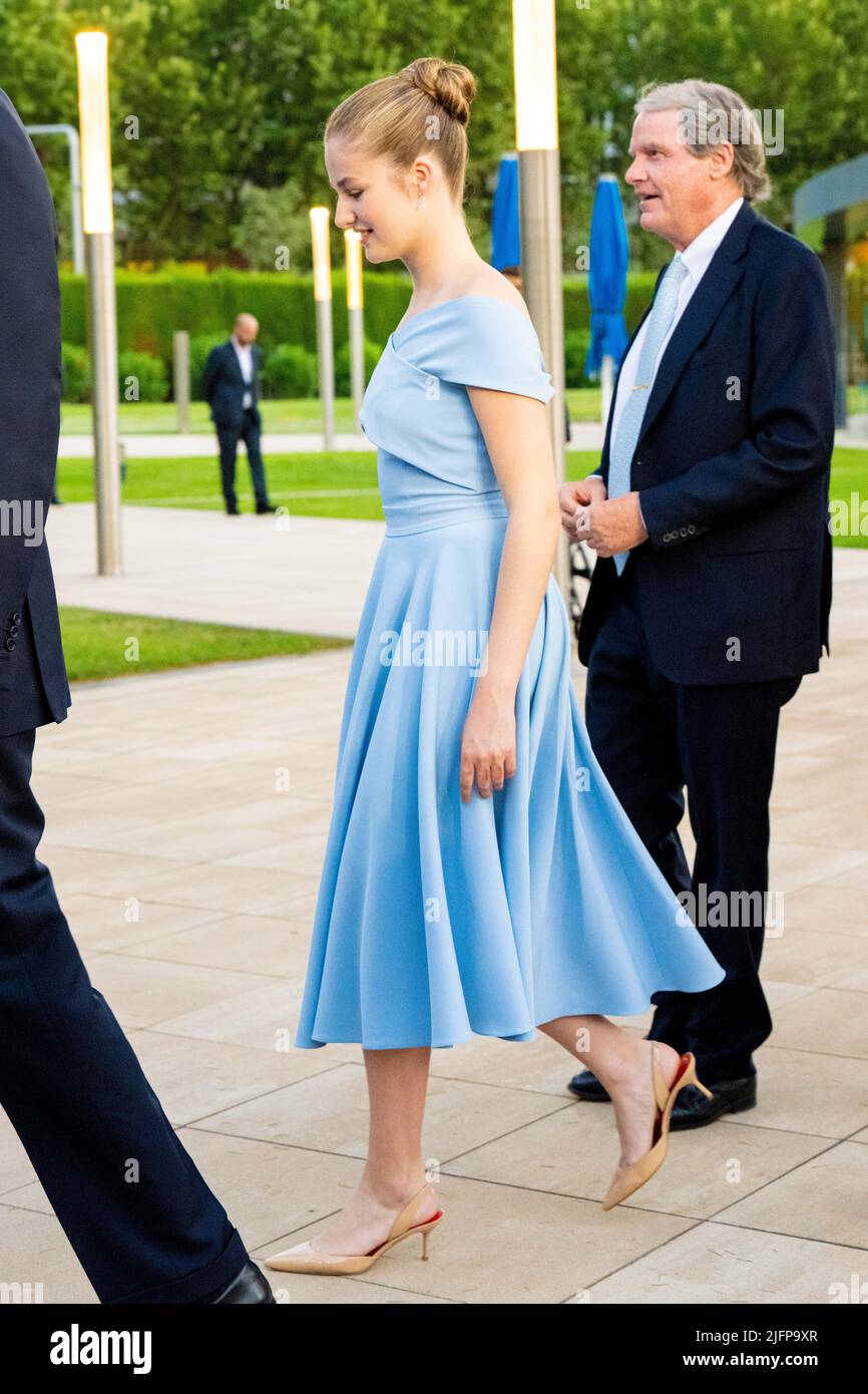 Barcelona, Spain - 4 Jul 2022, Crown Princess Leonor of Spain attending ...