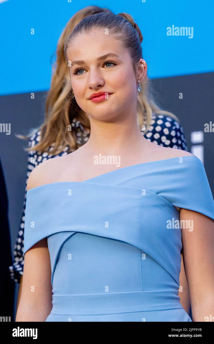 Barcelona, Spain - 4 Jul 2022, Crown Princess Leonor of Spain attending ...
