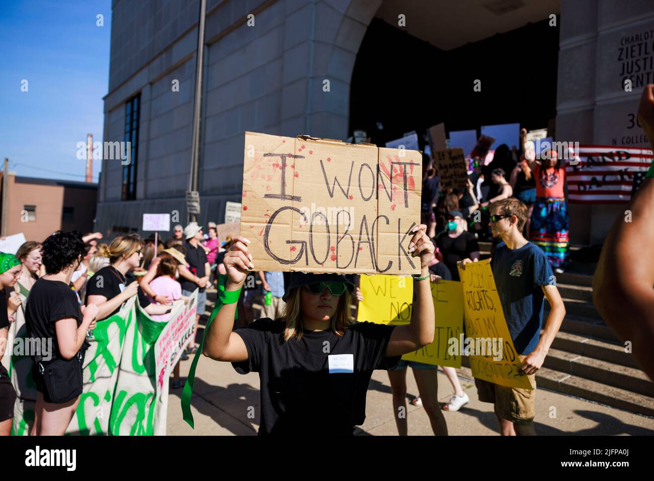 We wont go back sign hi-res stock photography and images - Alamy