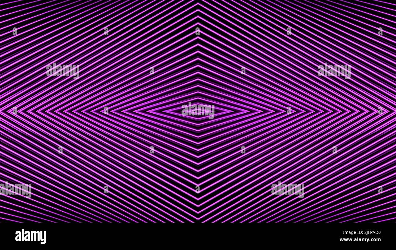 Mirror hypnotic background of stripes. Motion. Mirror distortion with ...