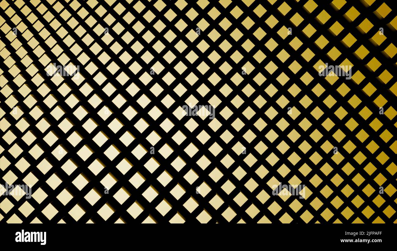 Square abstract background animation. Design. Moving surface with black ...