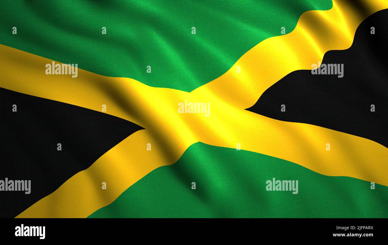 Background of bright waving flag. Motion. Beautiful 3D animation with ...