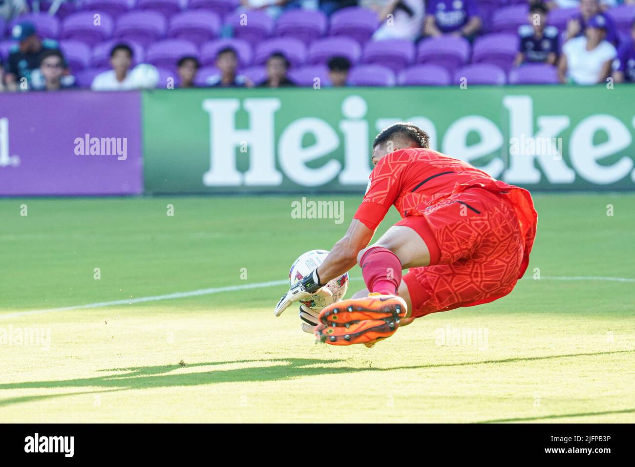 Orlando, Florida, USA, July 4, 2022, DC United Goalkeeper Rafael Romo ...