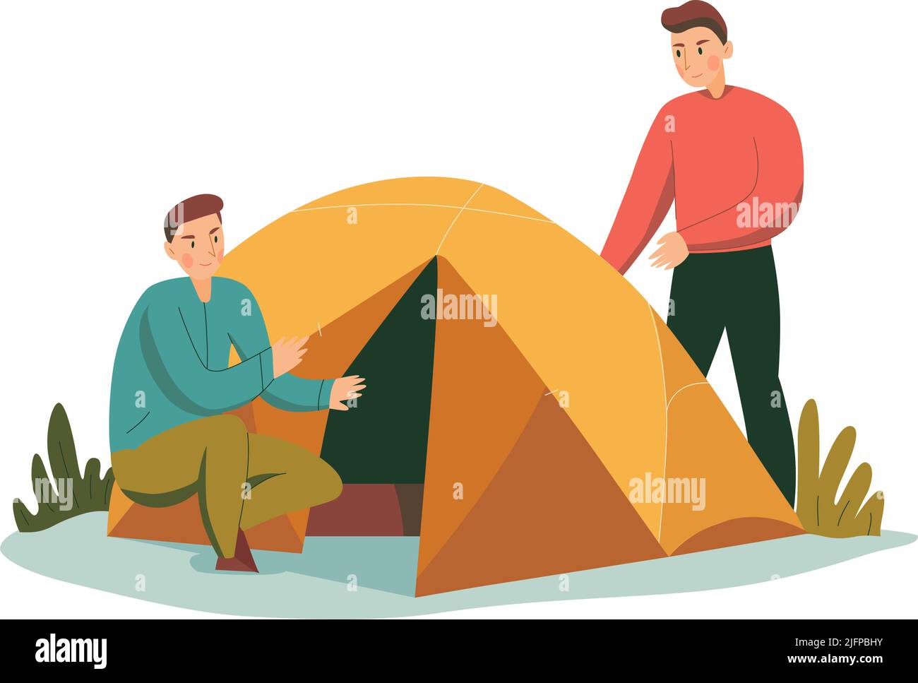 Safari Camp Tent Clipart