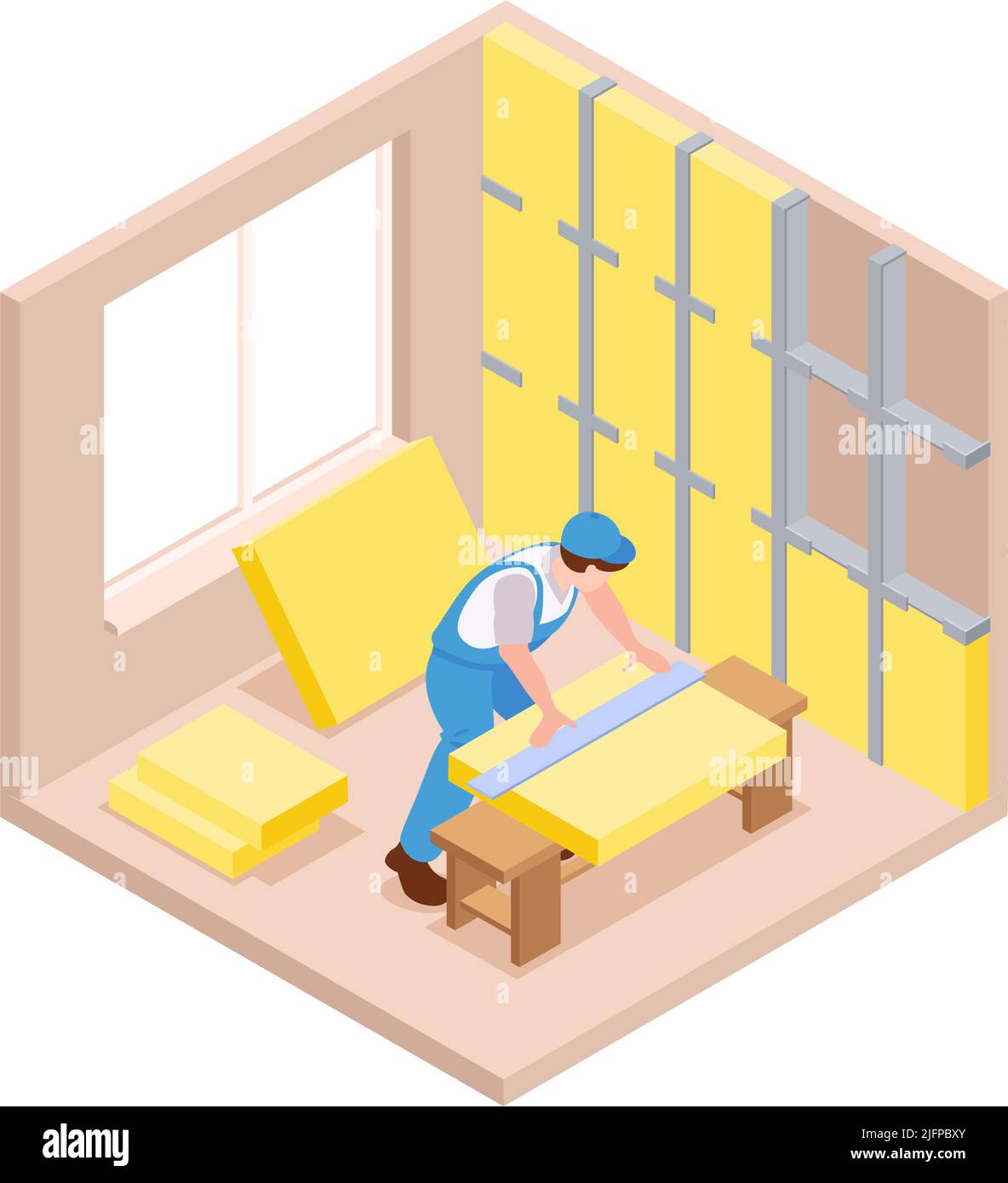 Installing art project Stock Vector Images - Alamy