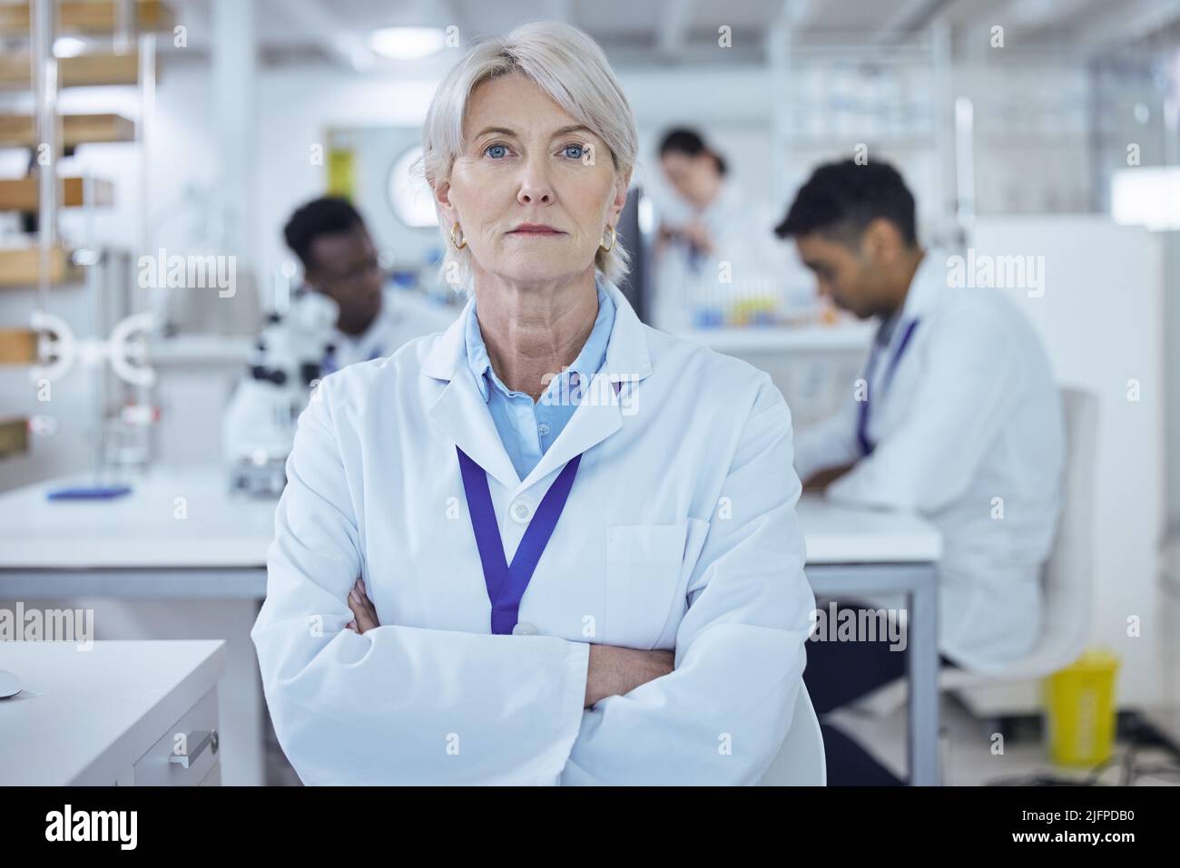 Shot focused female research scientist hi-res stock photography and ...