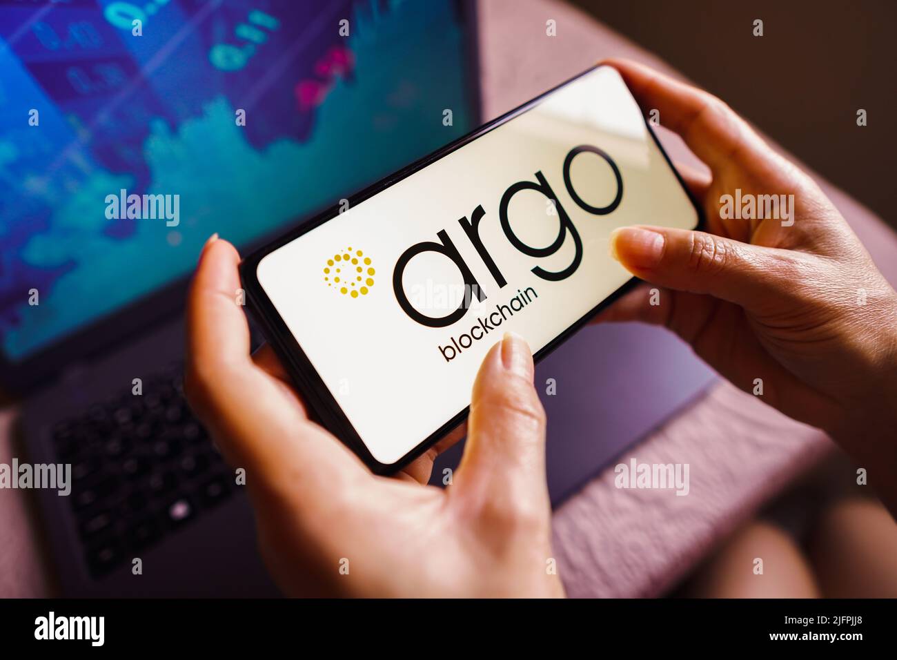 Argo blockchain hi-res stock photography and images - Alamy