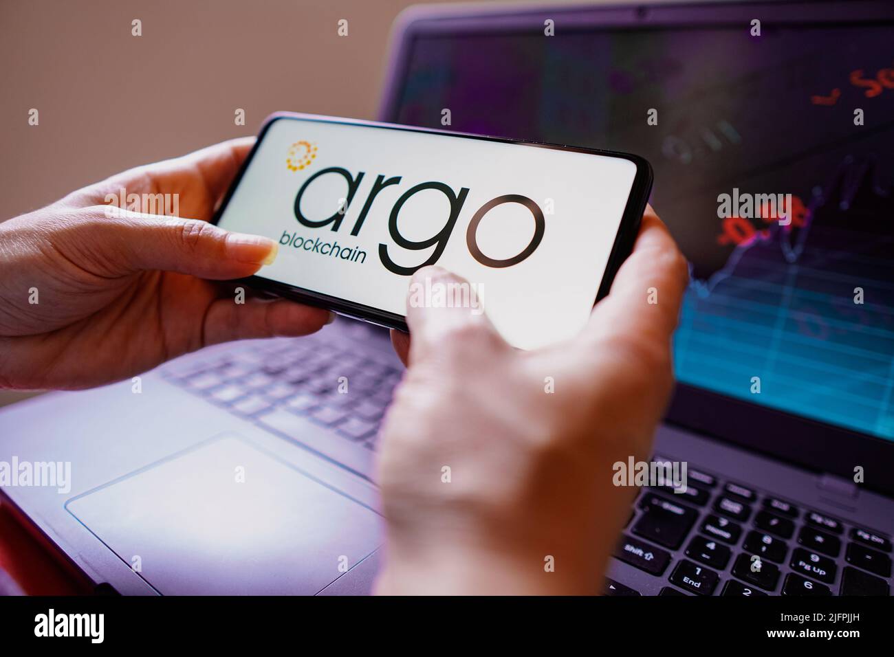 Argo blockchain hi-res stock photography and images - Alamy