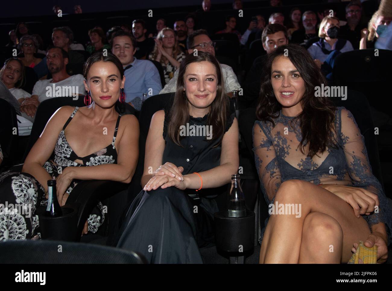 July 4, 2022, Munich, Bavaria, Germany: L-R: Peri Baumeister, Alexandra ...