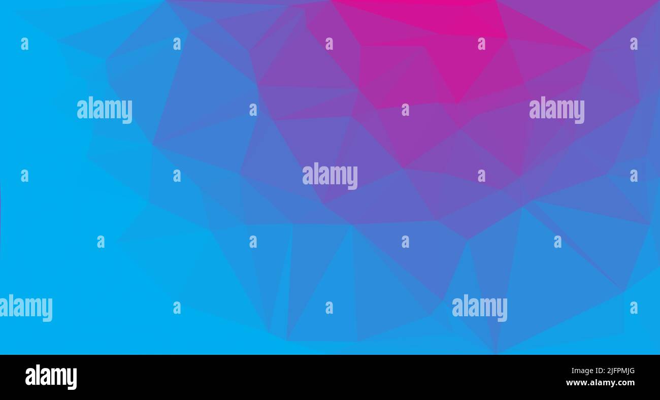 Abstract Low Polygon gradient background illustration. Low poly banner with triangle shapes ...