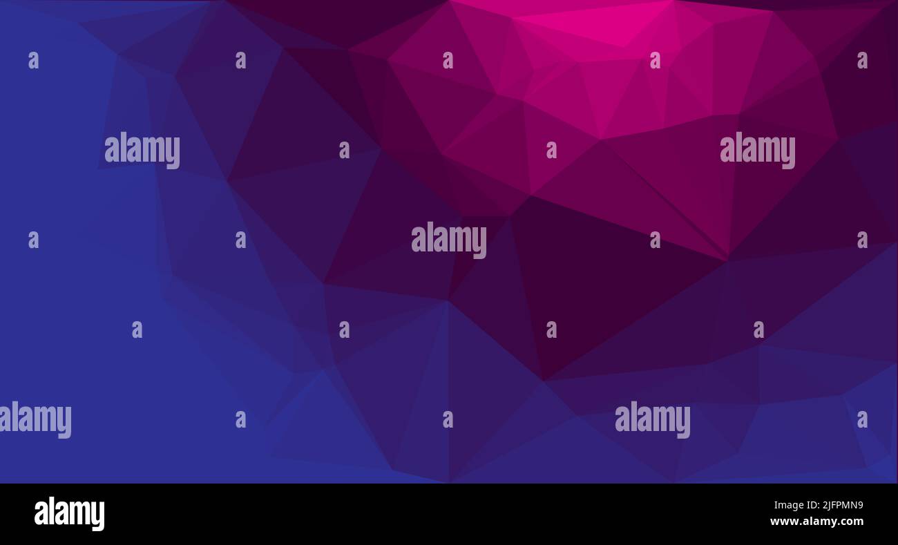 Abstract Low Polygon gradient background illustration. Low poly banner ...